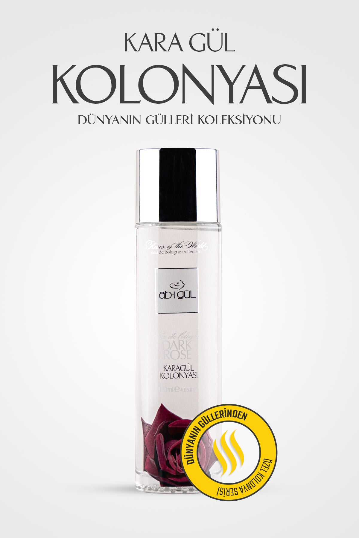 Karagül Kolonyası 120 ML | Dark Rose Eau De Cologne - World of Roses ...
